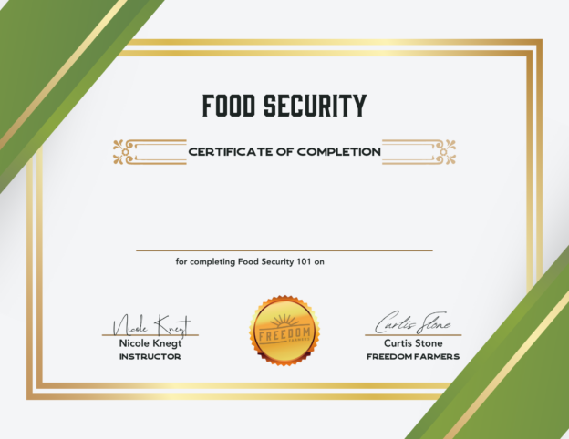 Food Security 101 - Freedom Farmers